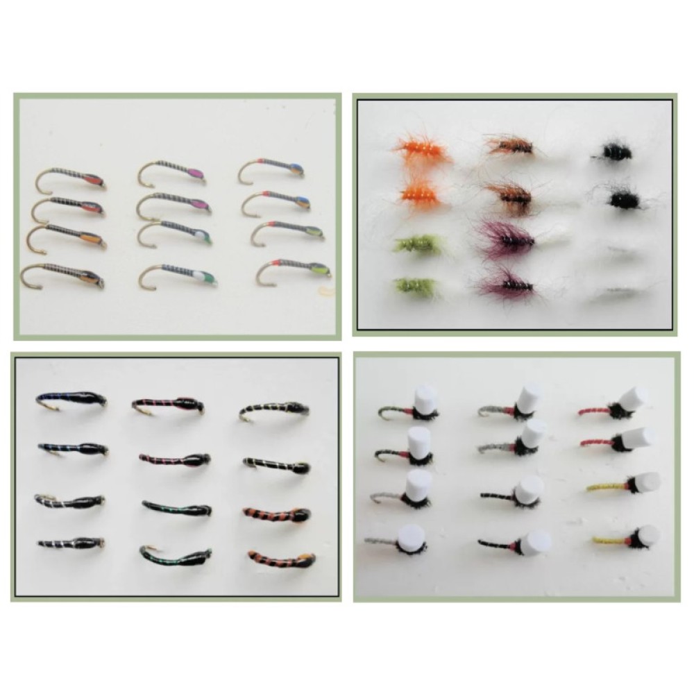 Best Buzzer Bundle trout flies multi pack - Troutflies UK
